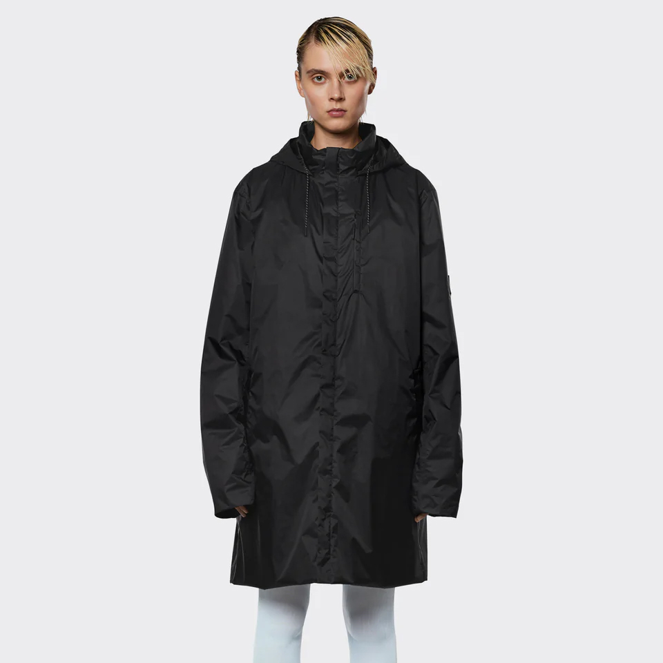 Rains Fuse Coat Black – Katharina